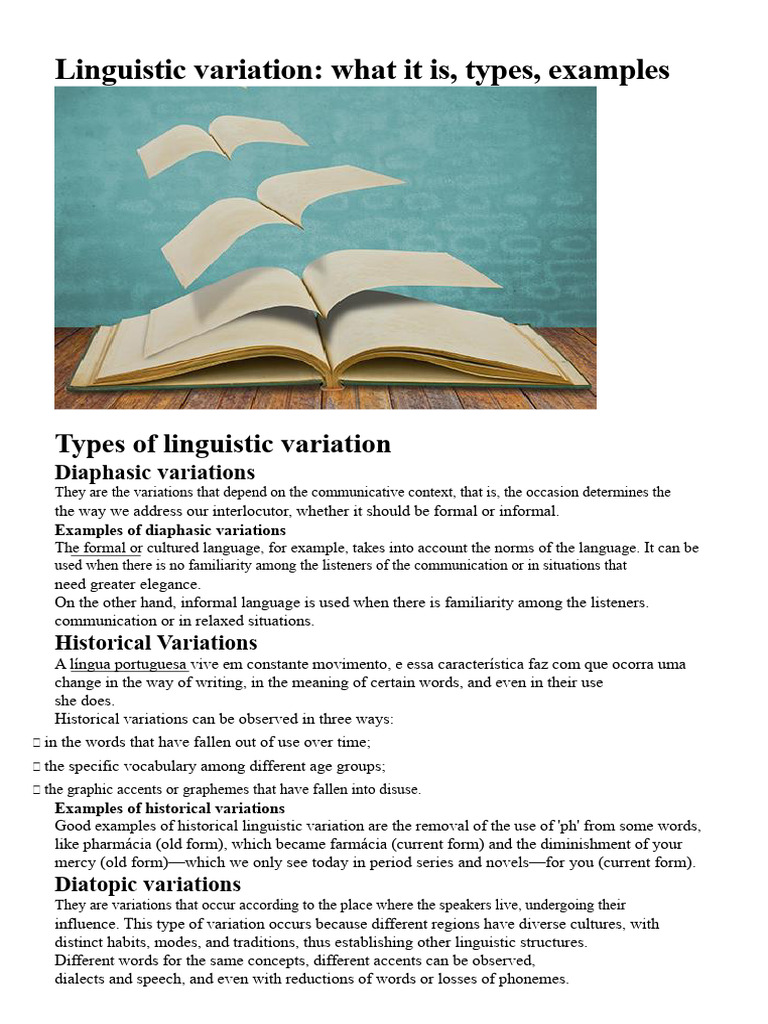 Linguistic Variation | PDF | Linguistics | Accent (Sociolinguistics)
