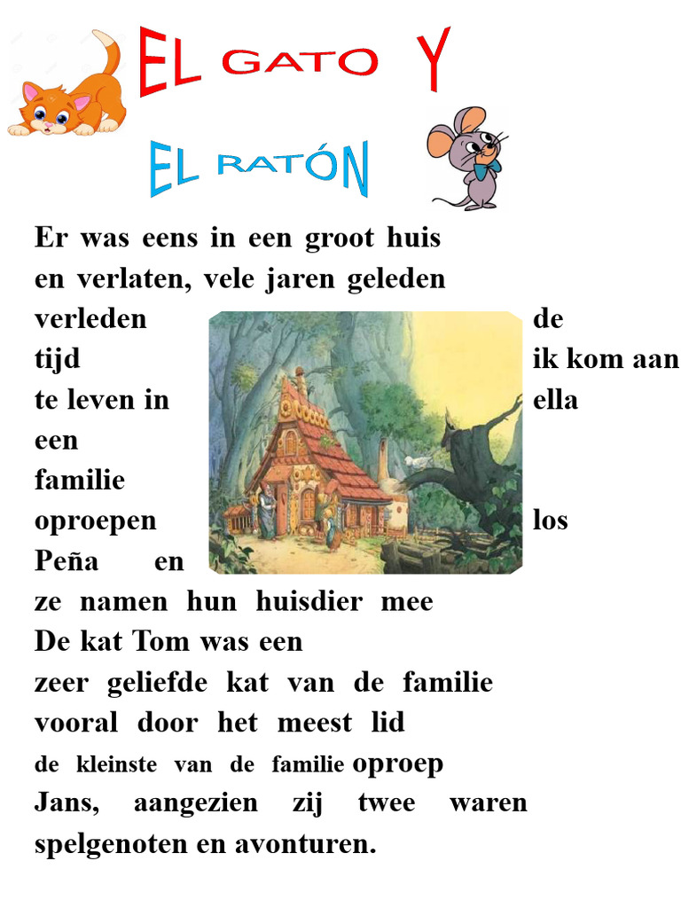 VERHAAL de Kat en de Muis | PDF