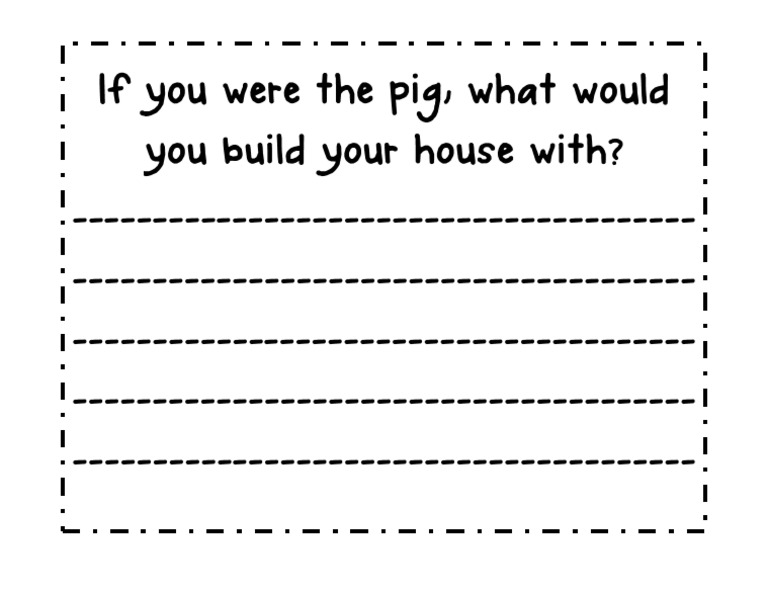 Three Little Pigs Writing | PDF