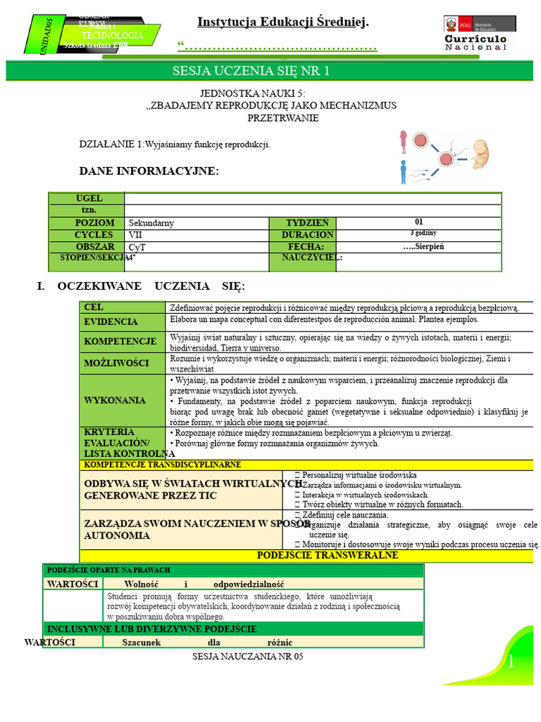 A-4º Ses Act 1-Cyt-Und 5 | PDF