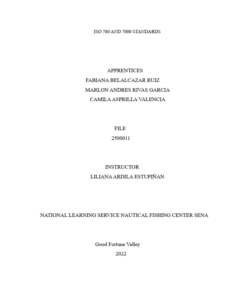 Understanding ISO 780 & 7000 Standards | PDF
