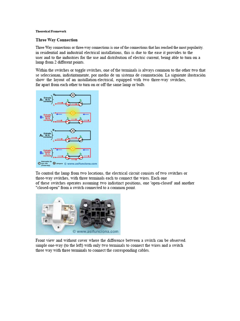 Three Way Connection | PDF