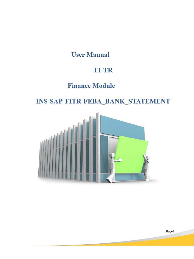 INS-SAP-FITR-FEBA - BANK - STATEMENT Subsequent Treatment of Account ...