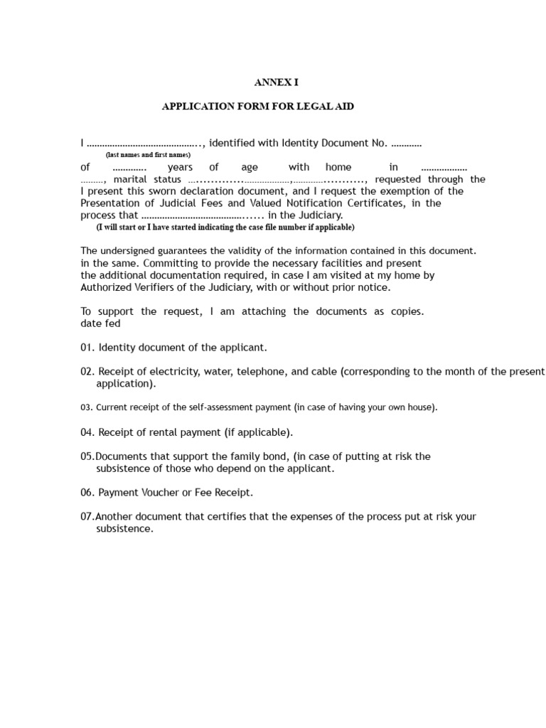 Judicial Assistance Format | PDF