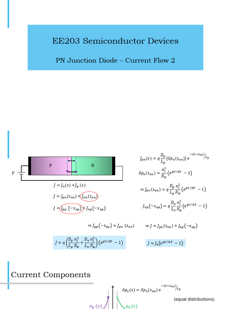 PN Junction Diode - Current Flow - 2 | PDF | P–N Junction | Diode
