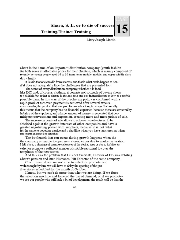 Shara, S. L. To Die of Success | PDF | Business | Economies