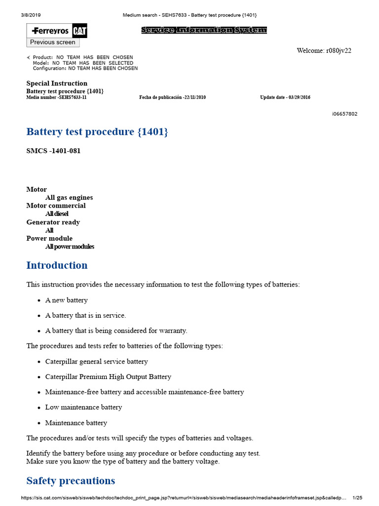 Battery Testing Procedure Guide | PDF | Battery Charger | Electricity