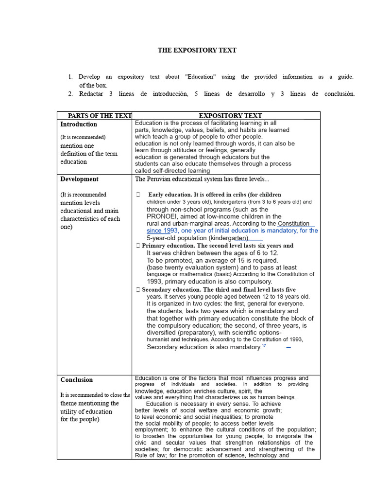 4 The Expository Text | PDF | Secondary Education | Cognition