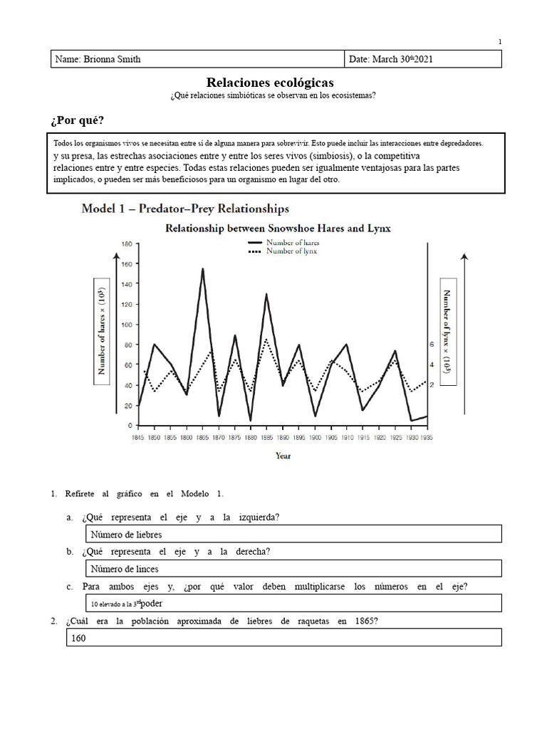 Relaciones Simbióticas en Ecosistemas | PDF | Simbiosis | Depredación