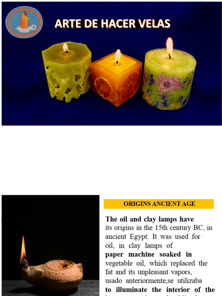 History and Types of Candle Making | PDF | Candle | Wax