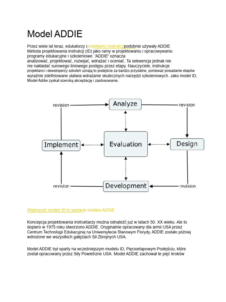 Model ADDIE | PDF