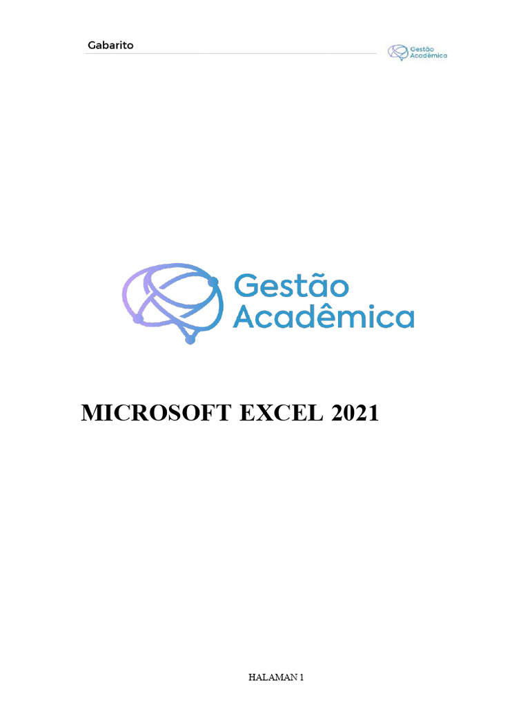 Microsoft Excel 2021 - Template | PDF