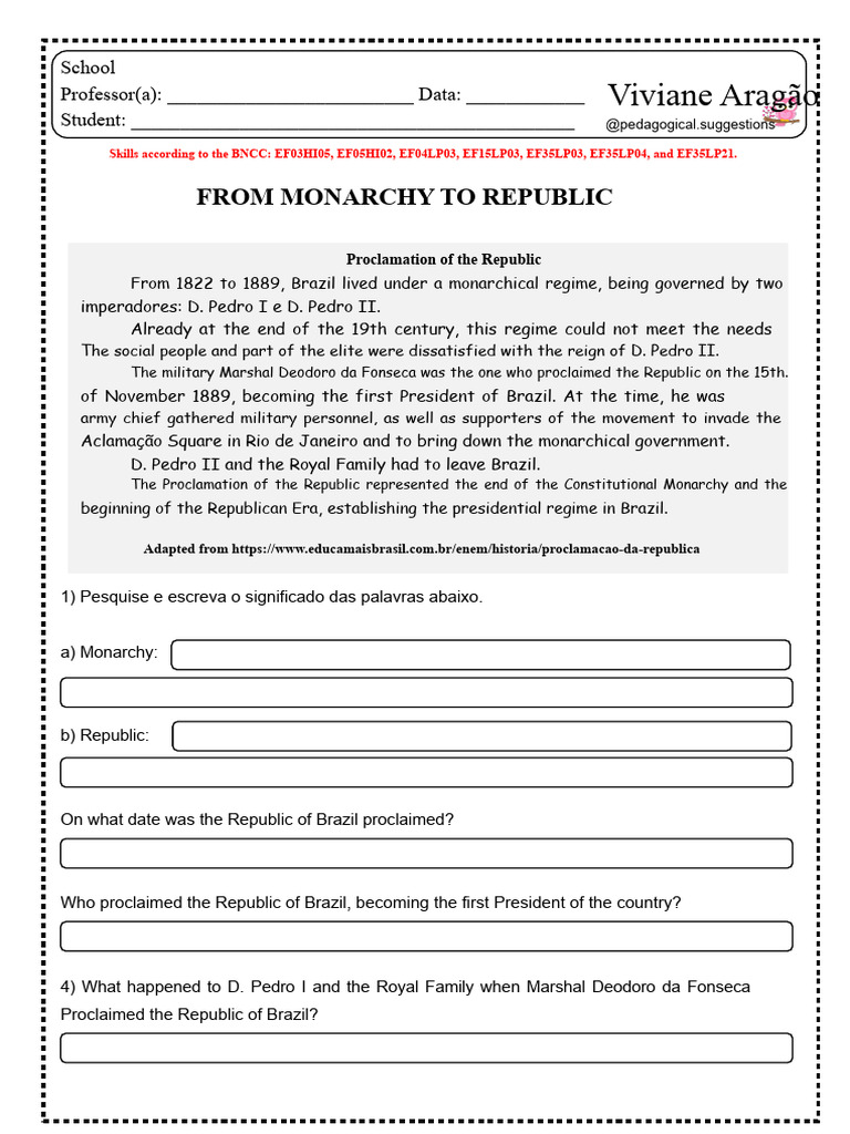Proclamation of The Republic | PDF | Republicanism | Political Science