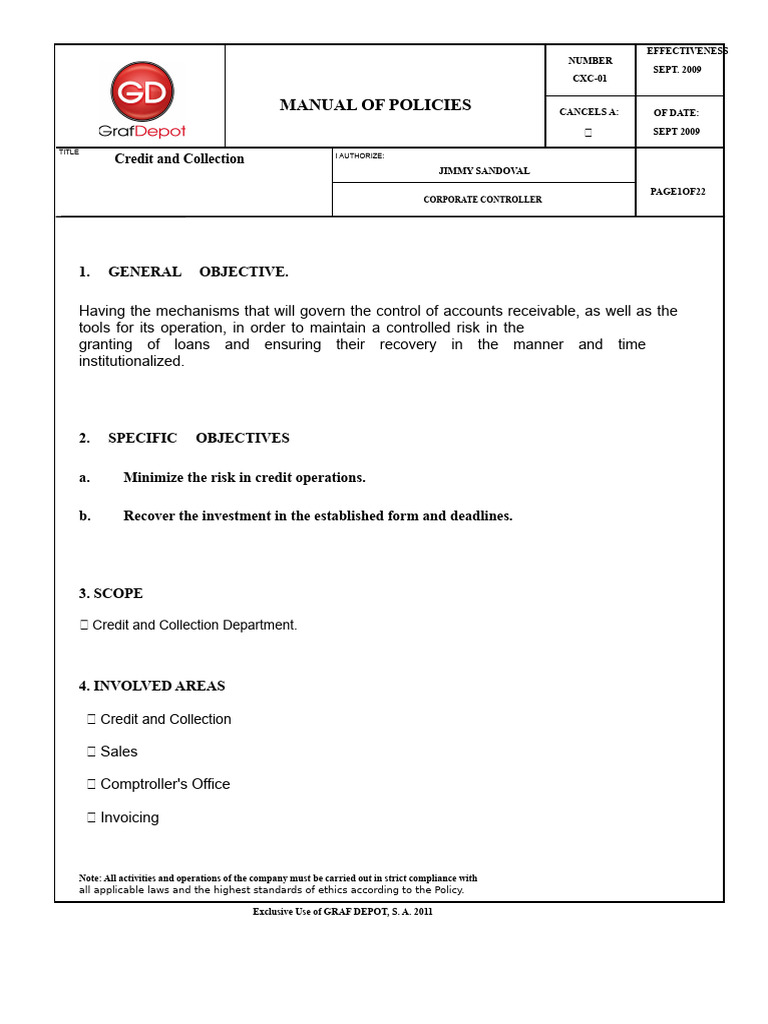 Credit and Collection | PDF | Receipt | Invoice