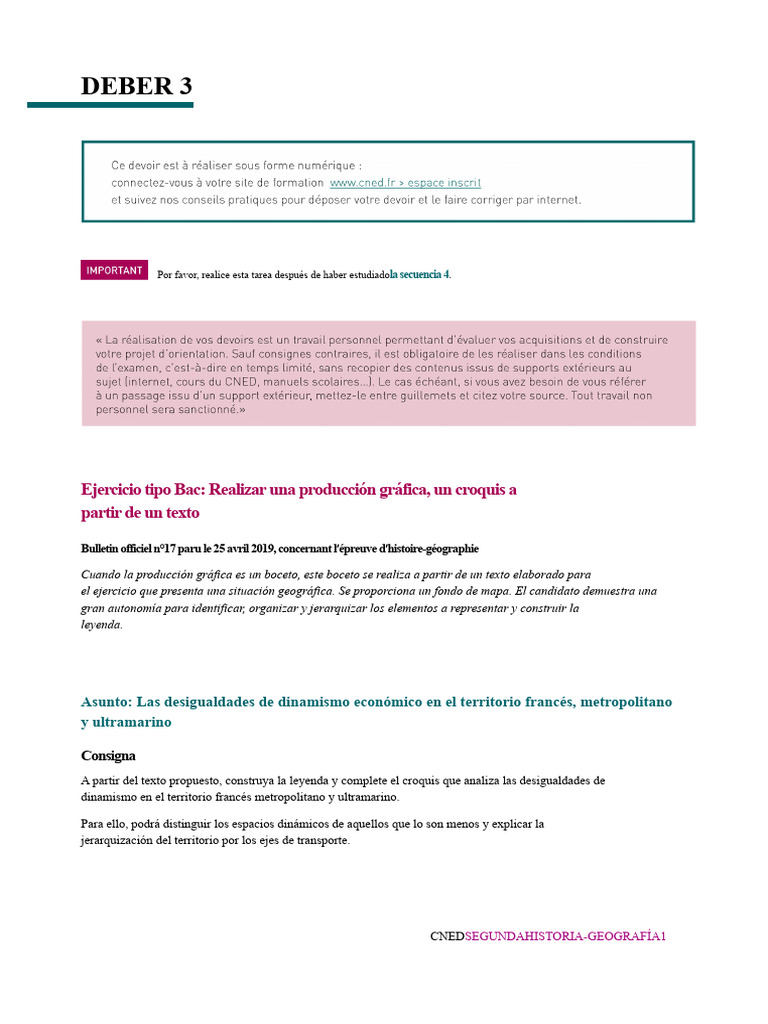 HG Deber 3 | PDF | Francia | Transporte