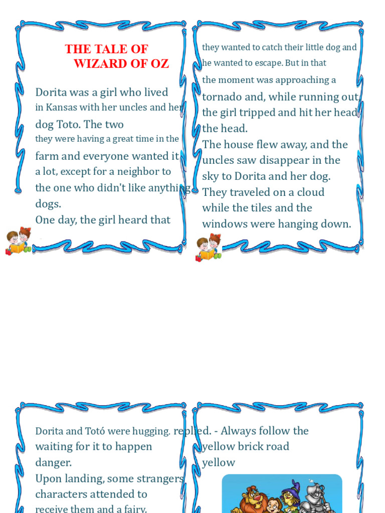The Tale of The Wizard of Oz | PDF | Dorothy Gale | Wizard Of Oz ...