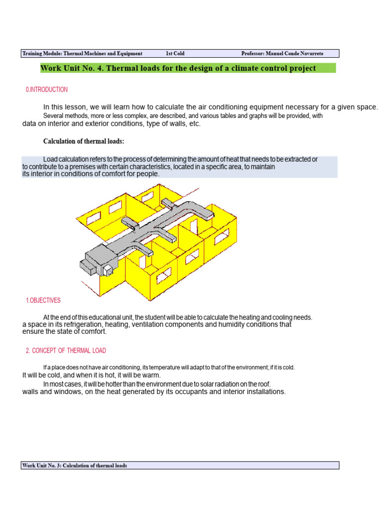 Thermal Load Calculation for HVAC Design | PDF | Humidity | Heat