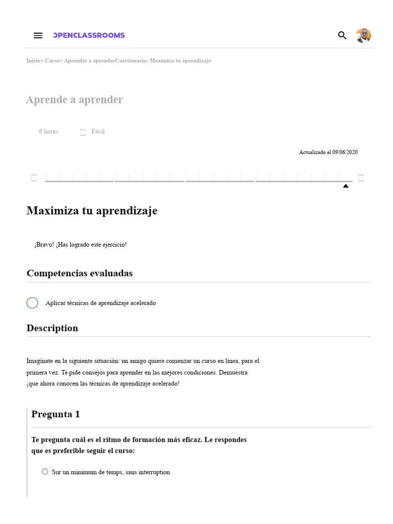 Quiz CHP4 | PDF | Aprendizaje | Cognición