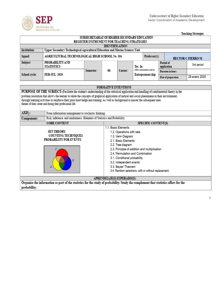 Third Period 2 020 P and Est | PDF | Statistics | Mathematics