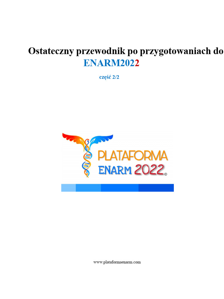 Przewodnik ENARM 2022 2 | PDF