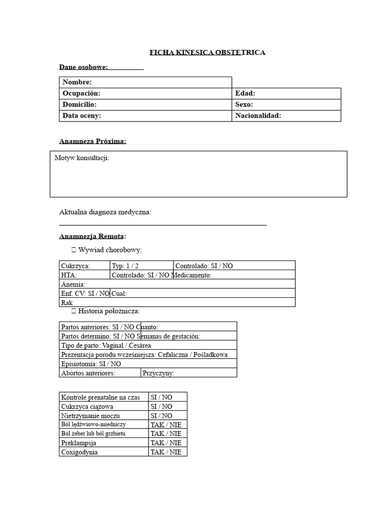 Karta Kinezyczna Położnicza - Nykolas Paredes | PDF