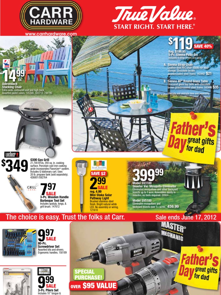 Carr Hardware June Circular | PDF | Barbecue Grill | Nature
