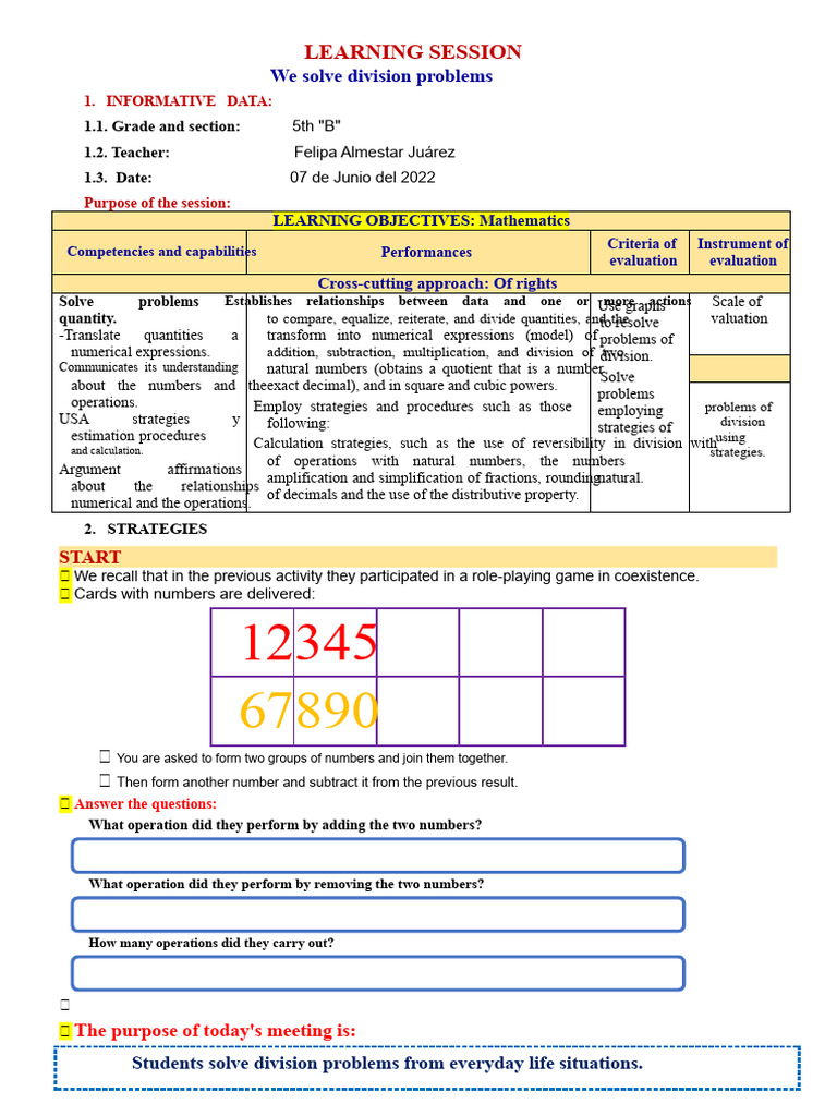 Session Division Problems | PDF | Decimal | Discrete Mathematics