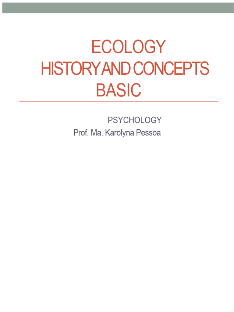 ETHOLOGY History and Basic Concepts | PDF | Ethology | Behavior