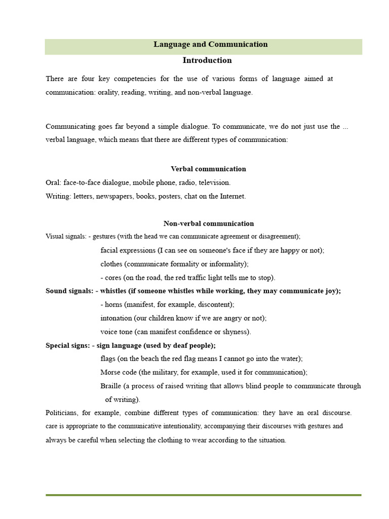 Introduction - Types of Communication | PDF