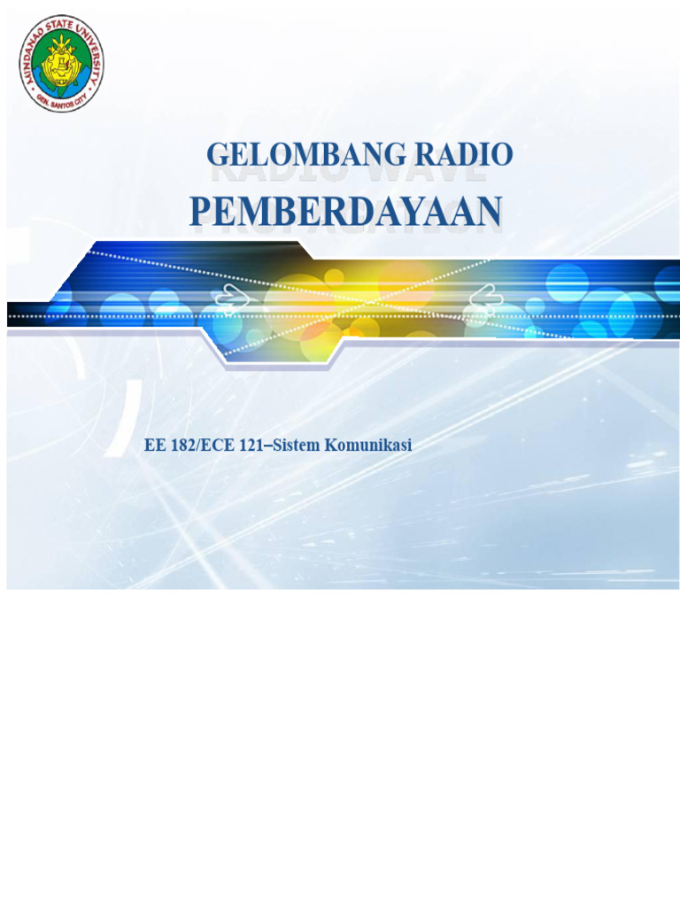 Pemahaman Gelombang Radio dan Propagasi | PDF