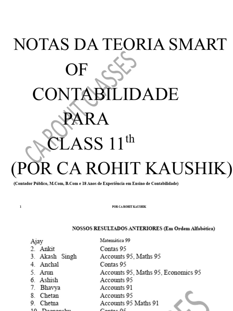Teoria SMART em Contabilidade para 11º Ano | PDF | Contabilidade | Impostos