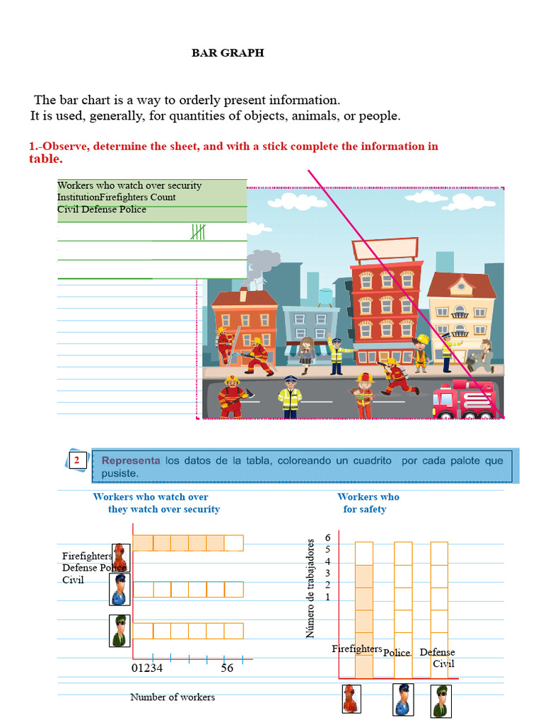 Bar Graph For First Grade of Primary School | PDF