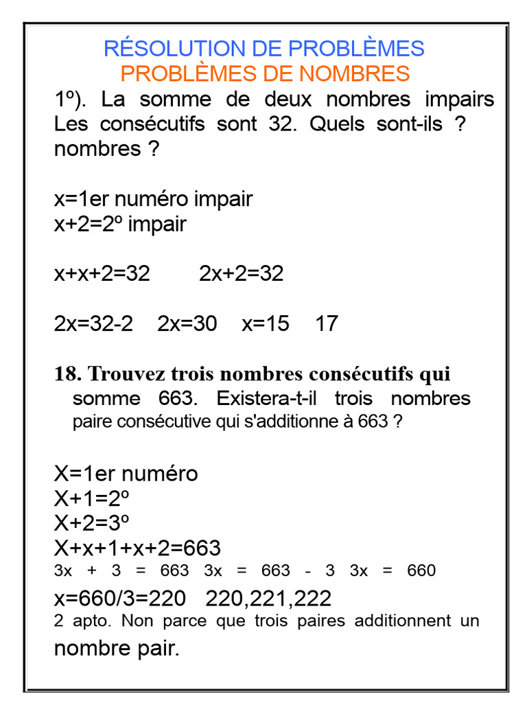 Résolution de Problèmes | PDF