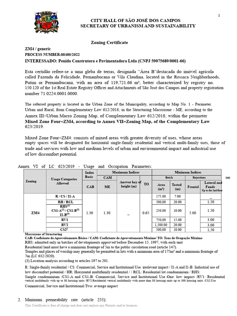 Directive - Zoning Certificate - ZM4 - Generic - APA-Signed | PDF ...