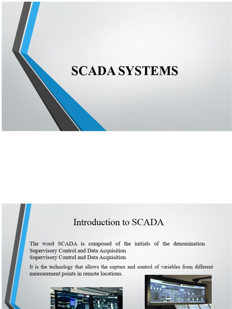SCADA System | PDF | Scada | Programmable Logic Controller