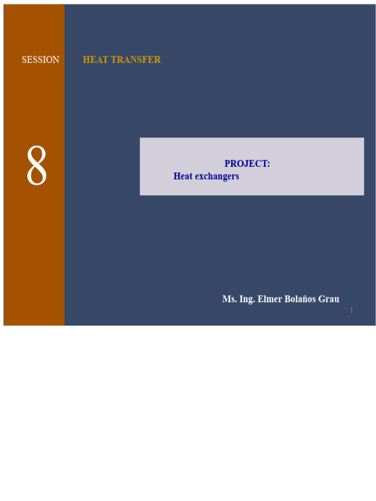 Module Session 8 Heat Transfer 2018 0 | PDF | Heat Exchanger | Heat ...
