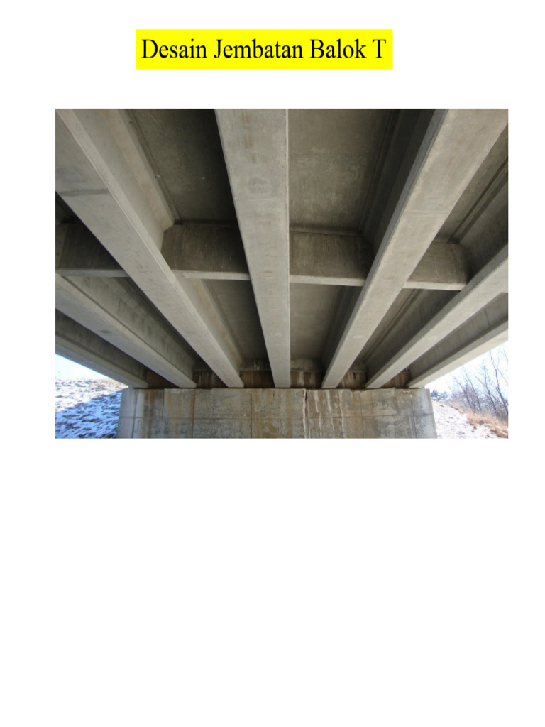 Desain Jembatan Balok T: Panduan Lengkap | PDF