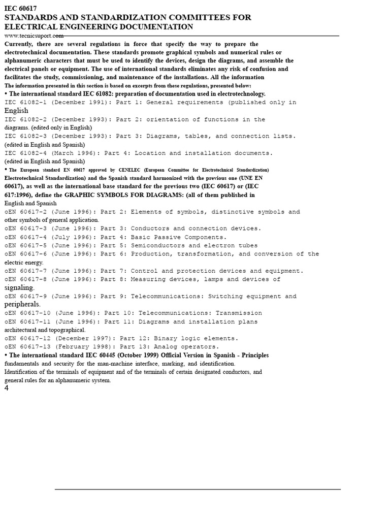 IEC 60617 Electrical Symbols Standards | PDF | International ...