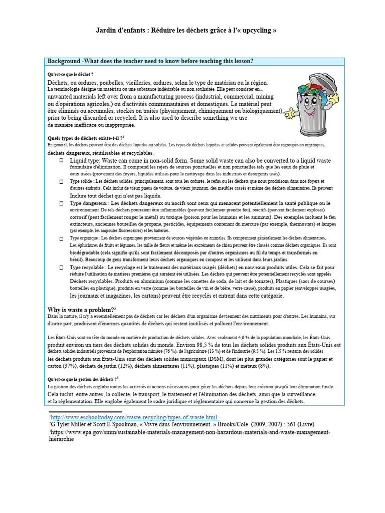 Upcycling pour réduire les déchets au jardin | PDF | Gestion des ...