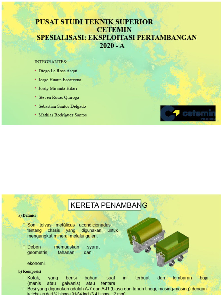 Mobil Tambang | PDF