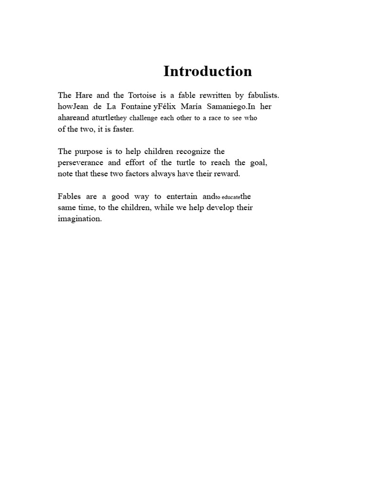 Analysis of A Fable | PDF | Fable
