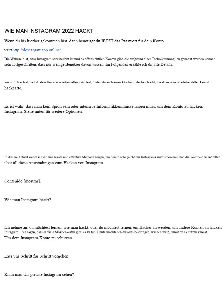 Instagram hacken--2022 | PDF