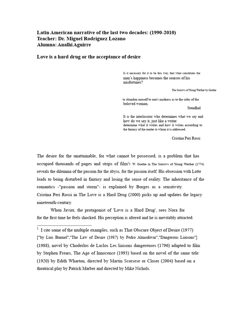 Stendhal Syndrome in Latin American Fiction | PDF | Jacques Lacan | Truth