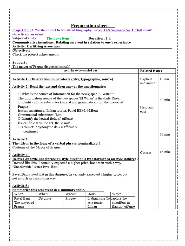 Project 3 Sequence 1 News Report - Docx Version 1 | PDF | News ...