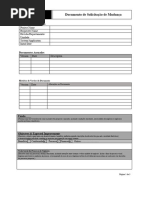 Modelo de GMUD: Estrutura e Aprovações | PDF