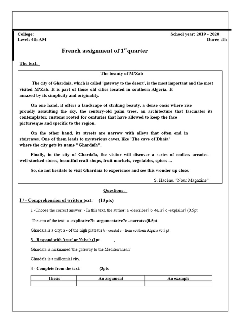 4AM - Duty - Description | PDF | Linguistics | Grammar