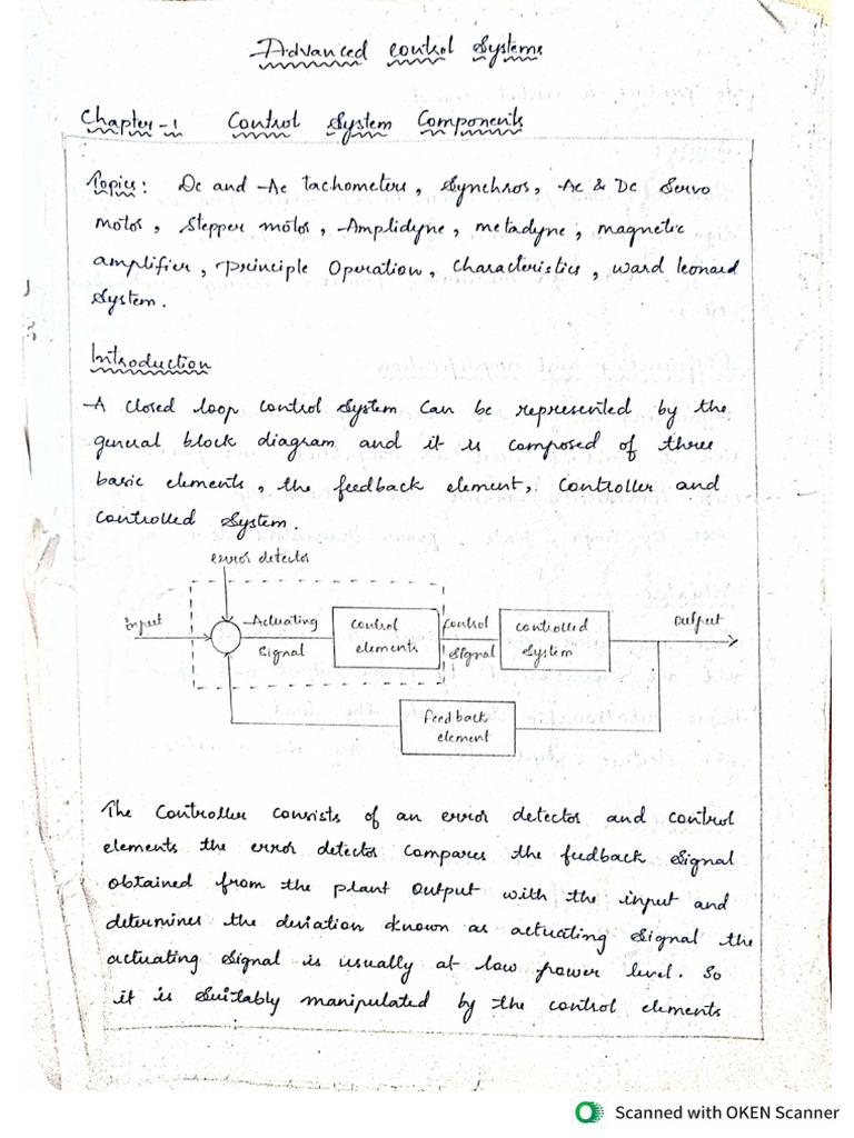 ACS Unit 1 | PDF