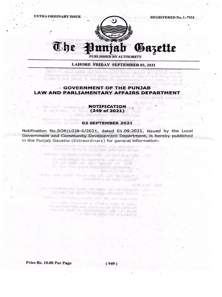 Amendments in Registration of Birth and Death Rules, 2021 | PDF