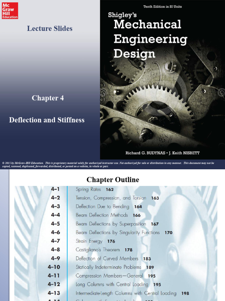 Deflection and Stiffness in Engineering | PDF | Bending | Beam (Structure)