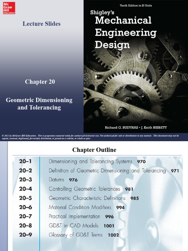 10 - Geometric Dimensioning and Tolerancing | PDF | Engineering ...